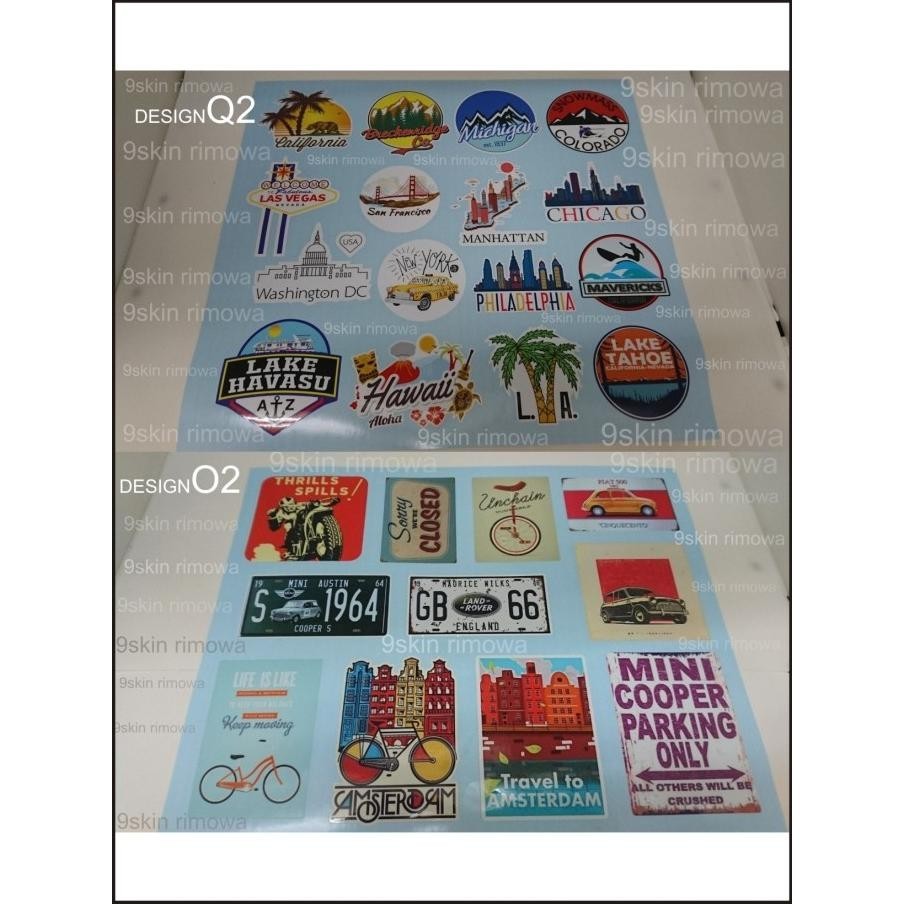 Jual NEW!! STICKER RIMOWA DESIGN 49/ STIKER UNTUK KOPER / STIKER ANTI ...