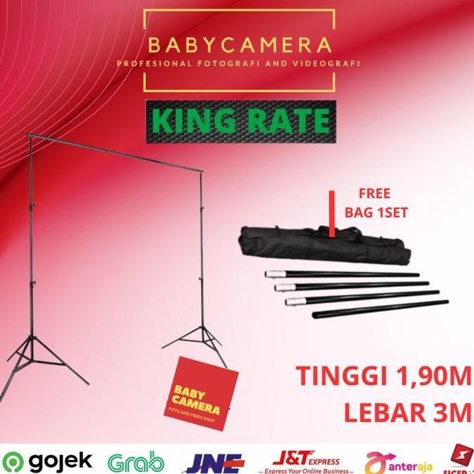 Jual background stand untuk Backdrop Tiang Stand Background Foto Studio ...