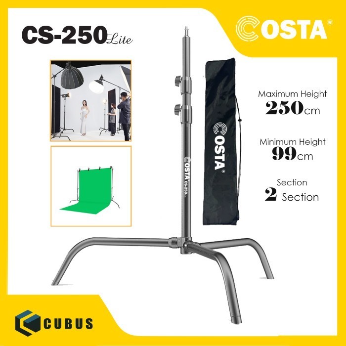 Jual Costa Cs-250 Lite C Stand Aluminium Alloy Profesional Light Stand ...