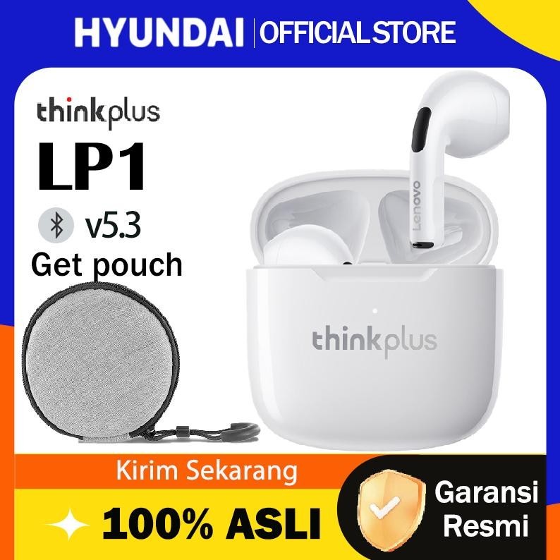 Jual (NEW) Hyundai X Thinkplus Lenovo LP1 TRUE WIRELESS BLUETOOTH EARBUDS TWS Bluetooth 5.3 ...