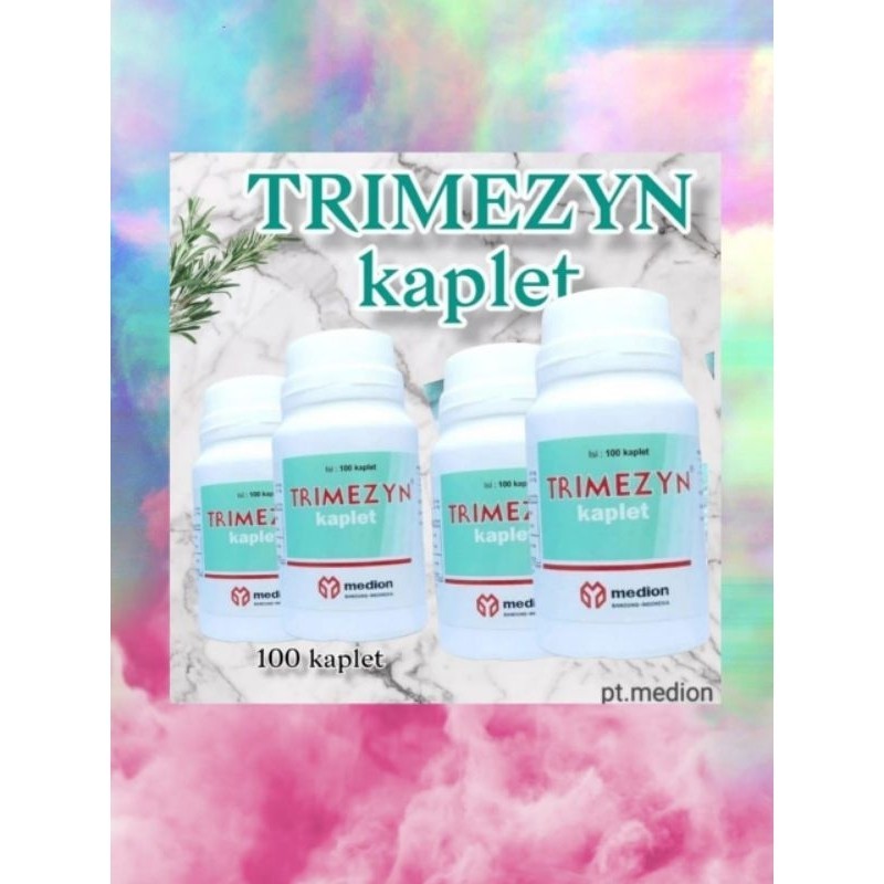 Jual trimezyn 1botol 100 kaplet obat pilek ngorok ayam | Shopee Indonesia