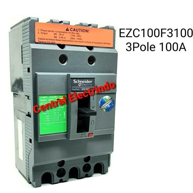Jual MCCB Schneider EZC100F 100A. | Shopee Indonesia