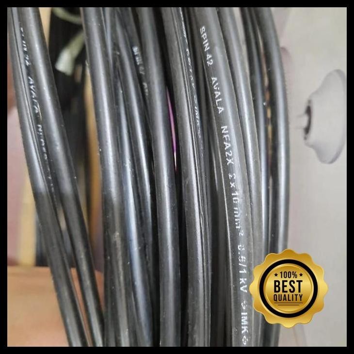 Jual Kabel Pln 2X10 100 Meter Kabel Twist Pln Hitam / Kabel Sr 100 ...