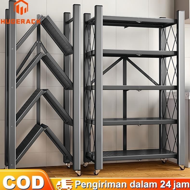 Jual Rak Lipat Besi Rak Besi 5 Susun Rak Lipat Portable Rak Dapur Lipat ...