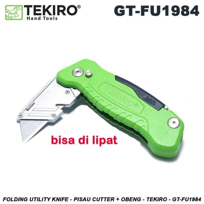Jual Pisau Cutter lipat + Obeng - Tekiro GT-FU1984 Folding Utility ...