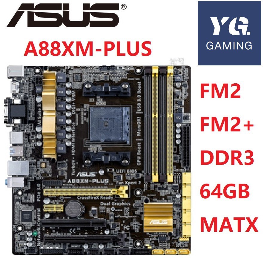 Jual Asus A88XM-PLUS Desktop Papan Utama AMD A88X a68 a55 a58 Socket ...