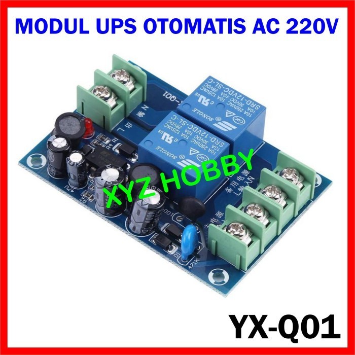 Jual Yx-Q01 220V Ac 2 Way Power Supply Ats Automatic Transfer Switch 10A Conversion Ac Ups ...