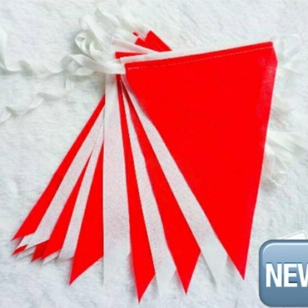 Jual BENDERA SEGITIGA MERAH PUTIH / BUNTING FLAG HUT RI COD | Shopee Indonesia