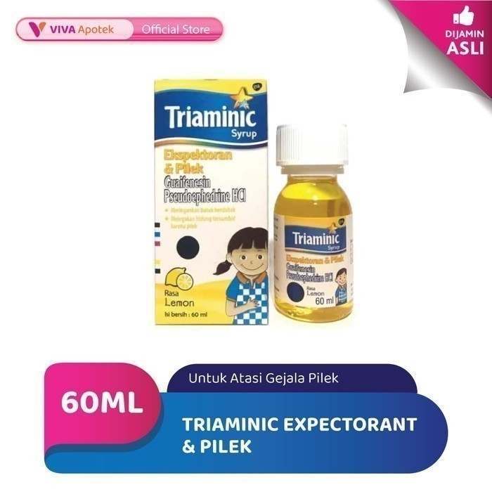 Jual Triaminic Expectorant & Pilek untuk Atasi Gejala Pilek (60 ml ...