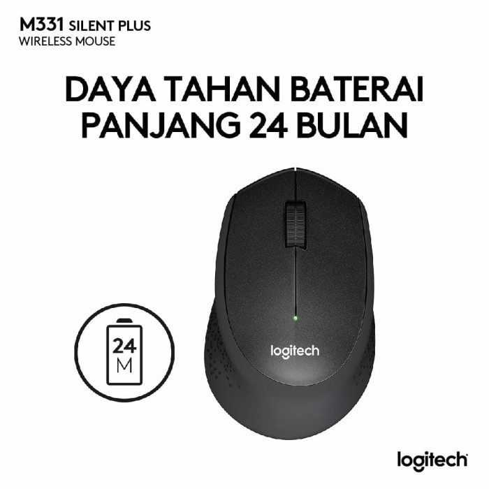 Jual Mouse Wireless Logitech M331 Original Garansi Resmi Logitech ...