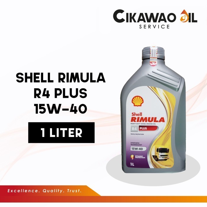 Jual Ready SHELL RIMULA R4 Plus 15W-40 1L (Heavy Duty Diesel Engine Oil ...