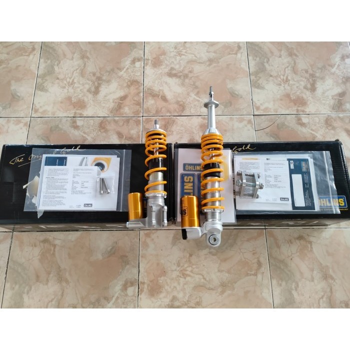 Jual {Bekas} shock shockbreaker ohlins pi 801 802 front rear vespa ...