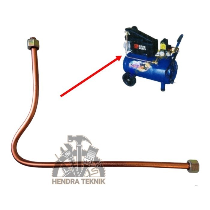 Jual Pipa Compressor 1Hp Selang Kompresor 1 Hp Pipa Kompresor Angin 3/8 ...