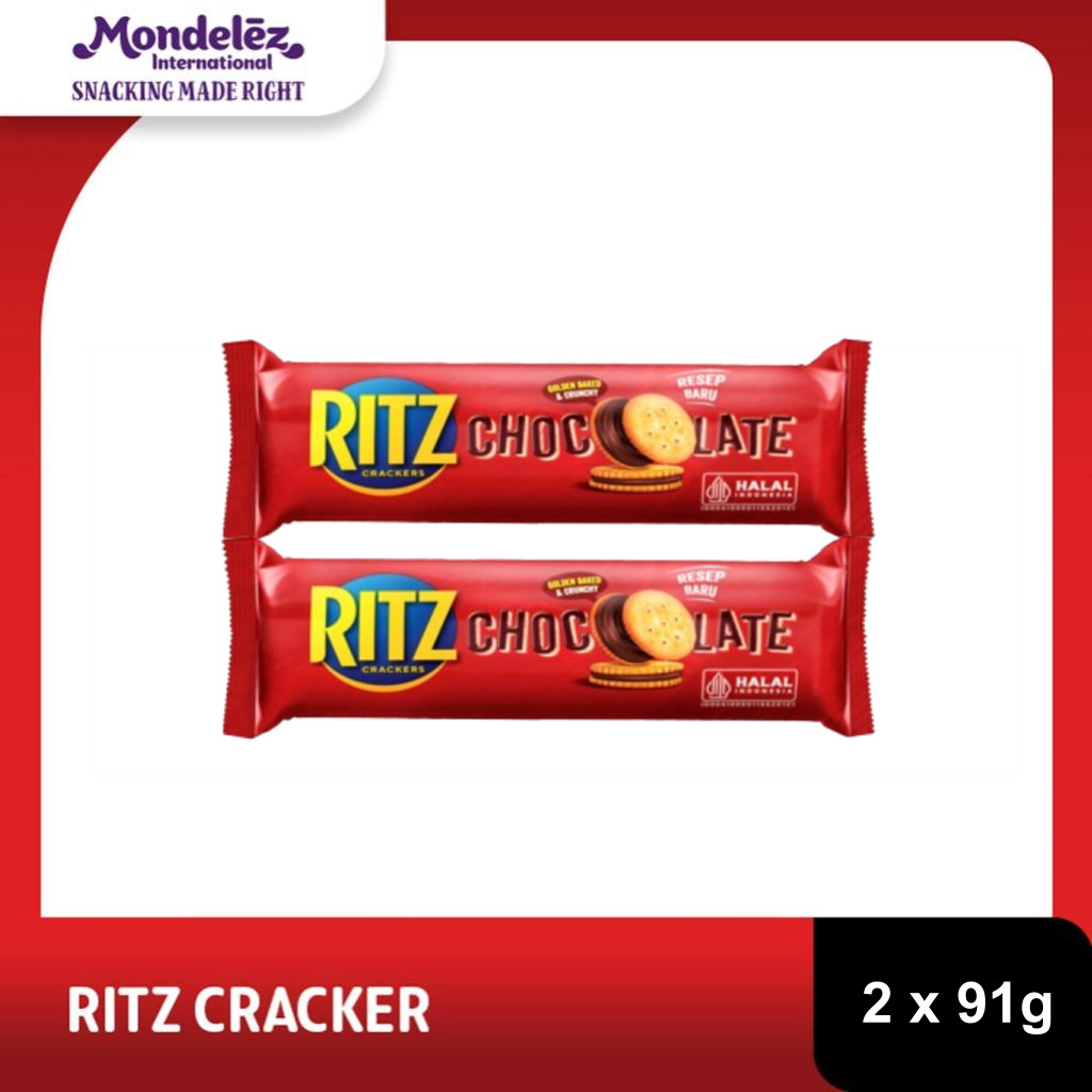 Jual Ritz Biskuit Sandwich Cokelat 91g x 2 | Shopee Indonesia