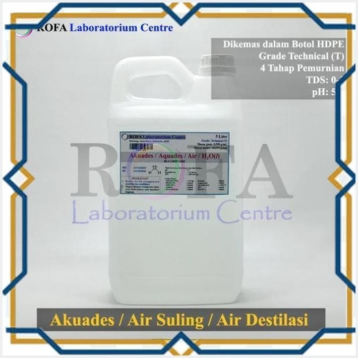 Jual [ROF] AKUADES / AQUADES / AIR SULING / AIR DEMINERALIASI DESTILASI ...