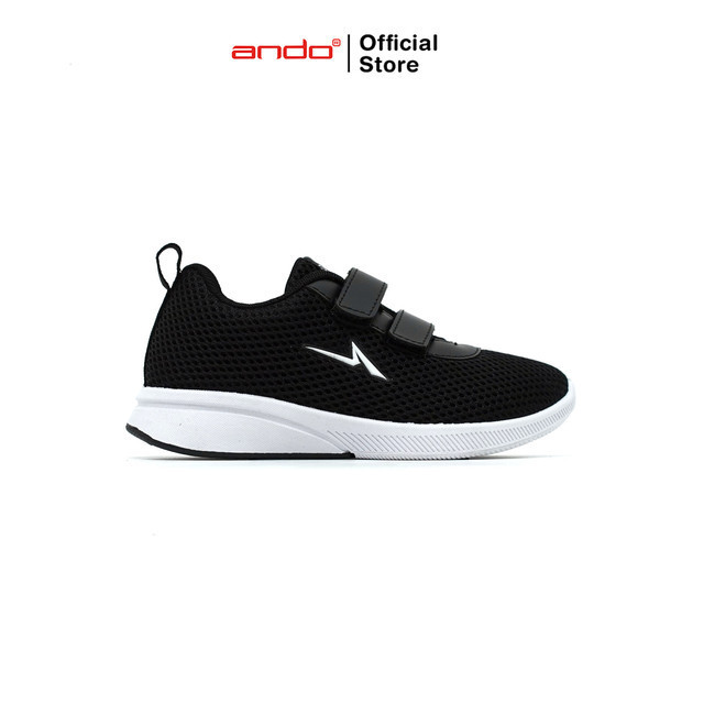 Jual Ando Official Sepatu Sneakers Bsc 35 V Anak - Hitam/Putih | Shopee ...