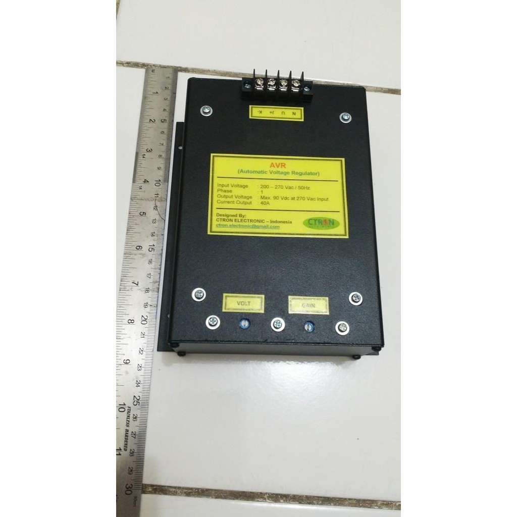 Jual Avr Generator 1 Phase Atau Avr Genset 1 Phase With Box Aluminium ...