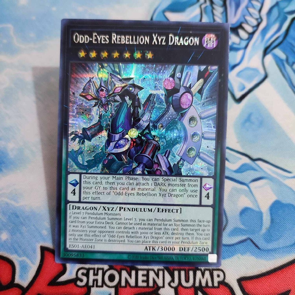 Jual yugioh AE odd eyes rebellion xyz dragon ES01-AE041 SE original | Shopee Indonesia