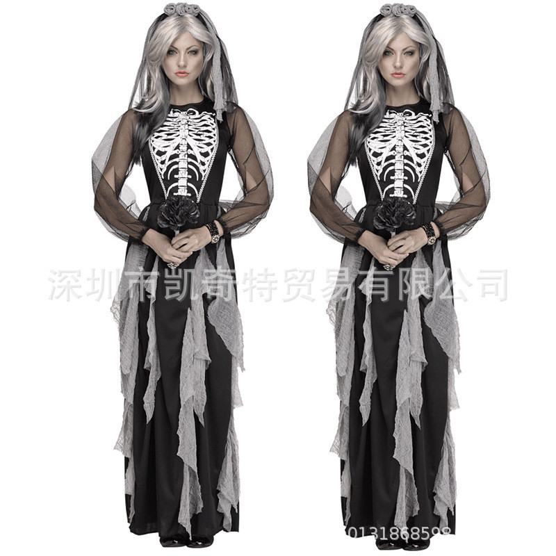 Jual Halloween Costume Anime Vampire Bride Devil Costume cosplayZombie ...