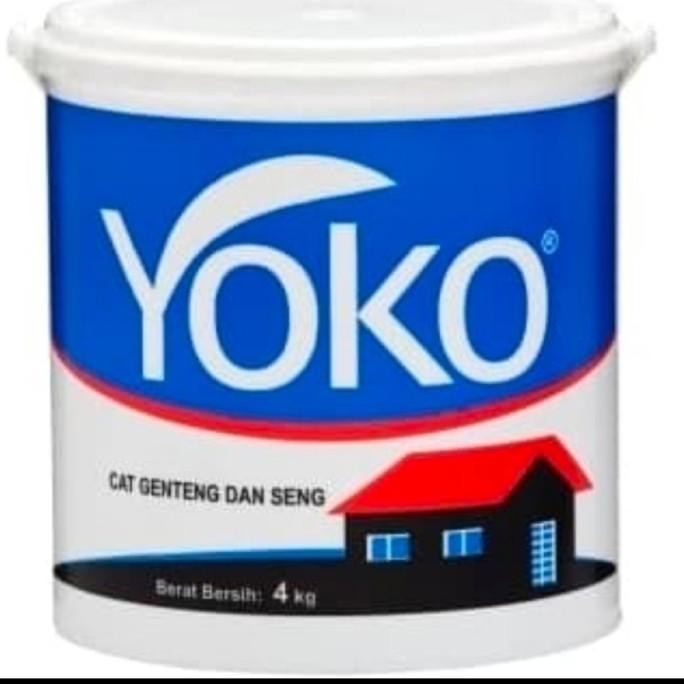 Jual YOKO CAT GENTENG DAN SENG EKONOMIS 4KG GM | Shopee Indonesia