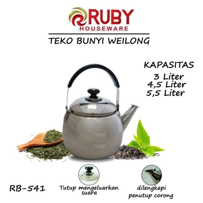 Jual Ruby Rb-541 Teko Bunyi Weilong 4.5 Liter | Shopee Indonesia
