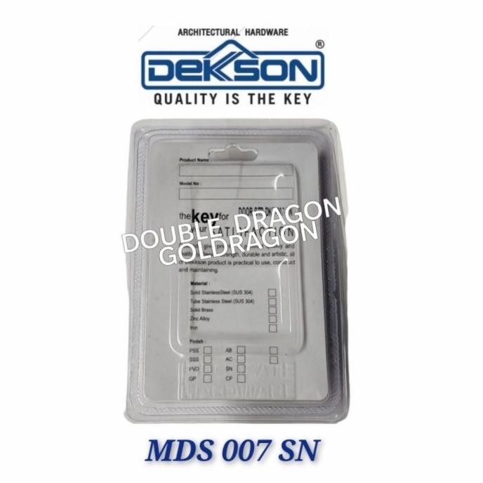 Jual Door Stopper Dekkson Mds 007 Sn Door Stop Dekkson Mds 007 Sn ...