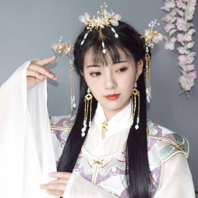 Jual Sirkam Dan Tusuk Konde Modern China Klasik/Hair Accesory/Sangjitan ...