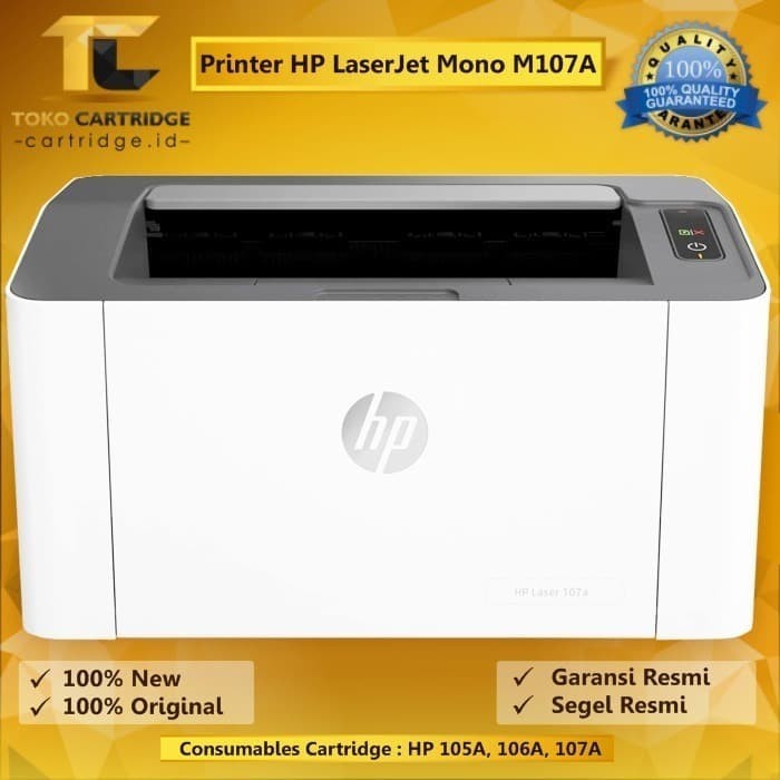 Jual Printer Hp Laserjet Pro 107A M107A 4Zb77A Monochrome Laser Jet 107 ...