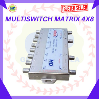 Jual MULTISWITCH PARABOLA 4X8 MATRIX(untuk membagi 2 satelit 8 receiver ...