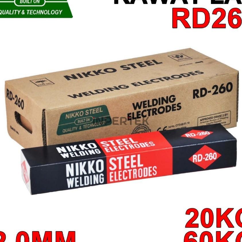 Jual Kawat Las Rd260 2Mm Nikko Steel 2.0 X 300 Elektroda Rd 260 2 Mm ...