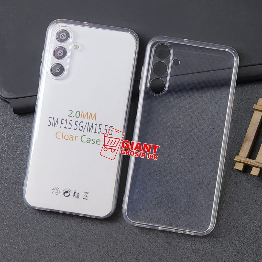 Jual SAMSUNG M15 5G CASE CLEAR HD 2.0mm CASE BENING TRANSPARAN SAMSUNG ...