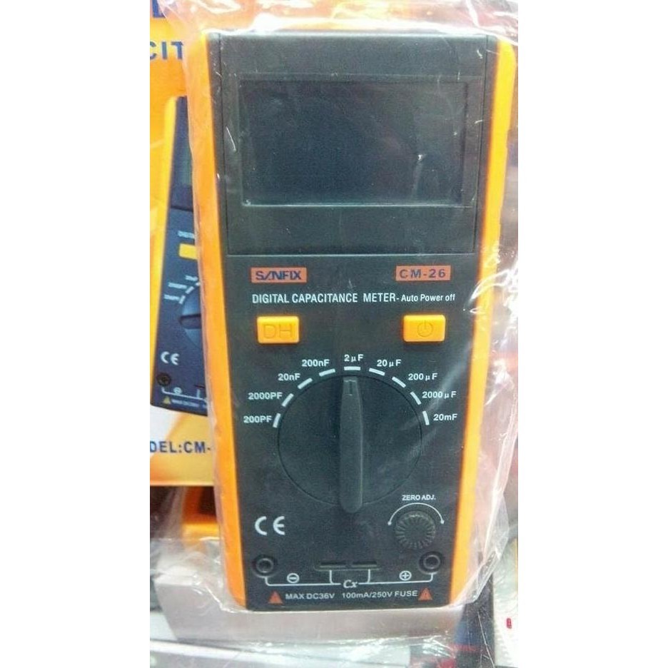 Jual Alat Ukur Kapasitor Meter Bagus Sanfix Cm-26 | Shopee Indonesia