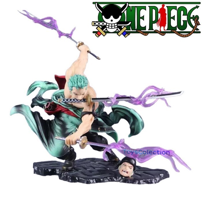 Jual ACTION FIGURE ONE PIECE RORONOA ZORO WANO KIMONO DFX BATTLE POSE ...
