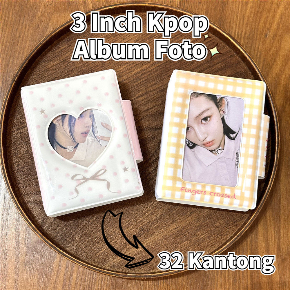 Jual INS 3 Inch Kpop Album Foto Kartu Kecil Kpop 32 Kantong Buku Kartu ...