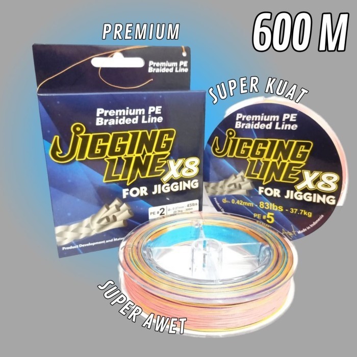 Jual Senar Pe Jigging Line X8 Premium Braided Pe Line 300 400 600 Meter ...