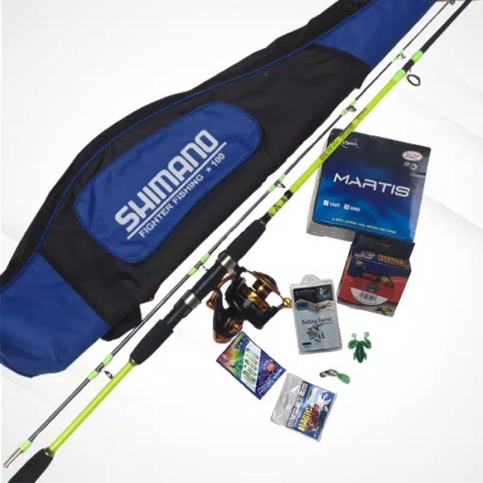 Jual Set Pancing Laut Joran Sda 180 Reel Martis Fiber Solid Kekuatan ...