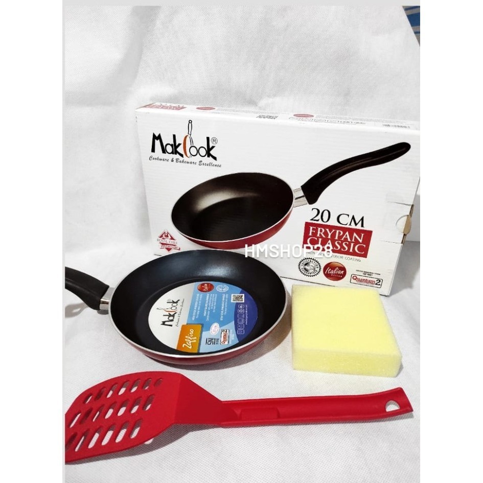 Jual Teflon Set Anti Lengket Makcook. Teflon Set 20Cm Spatula. Makcook ...