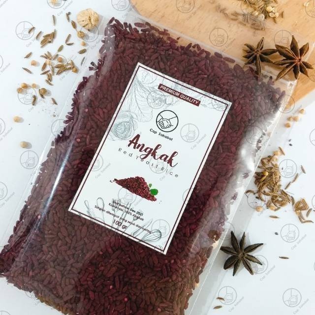 Jual 100gr Angkak / Red Yeast Rice / Rempah / JSR 100% PREMIUM QUALITY ...