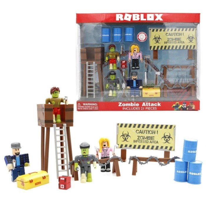 Jual Roblox Action Collection - Zombie Attack Playset | Shopee Indonesia