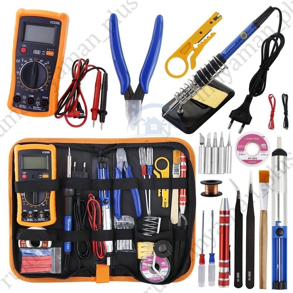 Jual Set Besi Solder Portabel 60W 220V Set Besi Elektronik Kit Besi ...