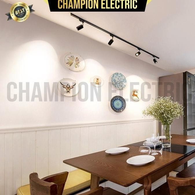 Jual Produk Sale!! Paket 4 Lampu Sorot Rel LED Plafon Spotlight Track Light Rell | Shopee Indonesia