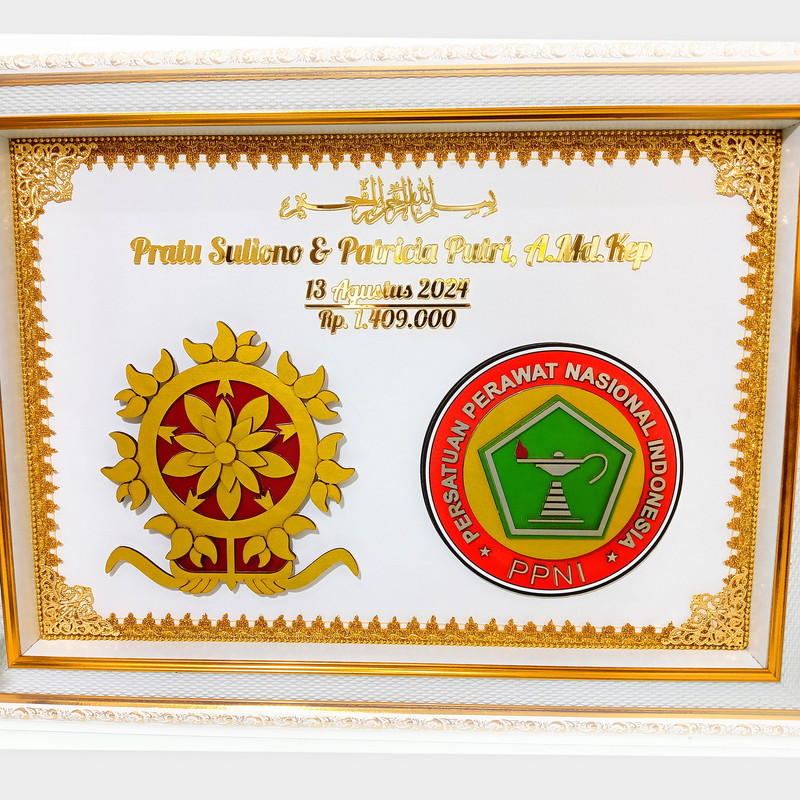Jual mahar pernikahan islami logo tni polisi abdi negara TNI AD AU AL ...