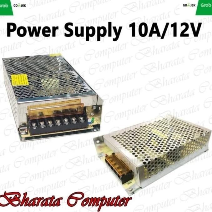 Jual Power Supply 12V 10A Jaring Untuk Cctv Max 8 Chanel | Shopee Indonesia