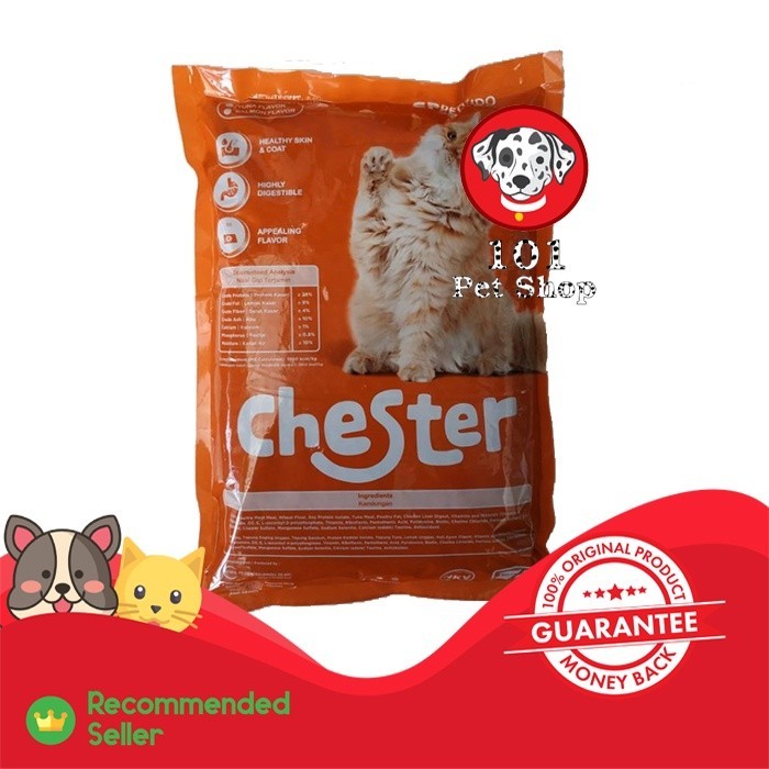 Jual MAKANAN KUCING CHESTER TUNA 7 PCS X 800GR FRESHPACK & 7KG REPACK ...