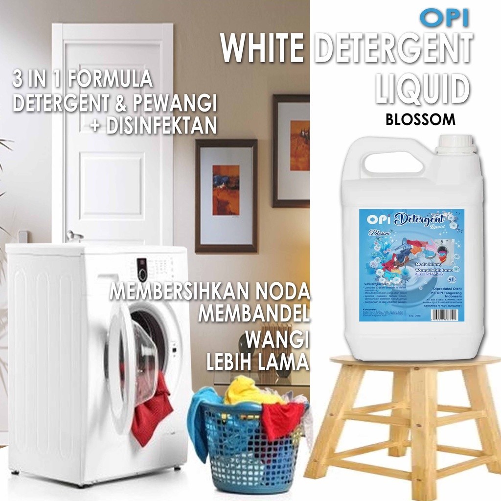 Jual Sabun laundry sabun cuci baju 1 Liter dan 5 liter wangi bunga ...