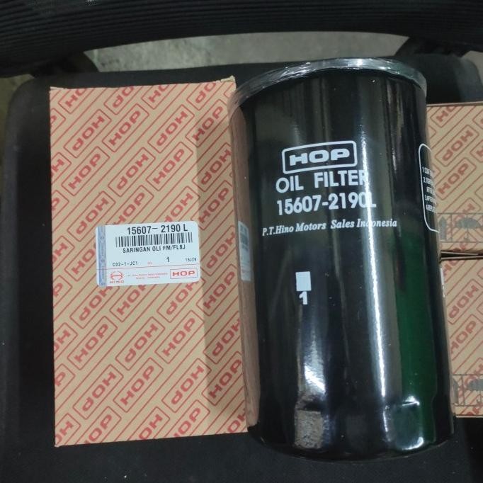 Jual FILTER OLI HINO LOHAN 500 15607-2190L | Shopee Indonesia
