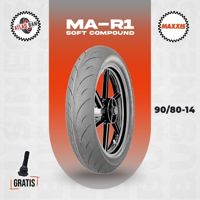 Jual Ban Tubles Soft Compound Motor Matic MAXXIS MA-R1 90/80 Ring 14 ...