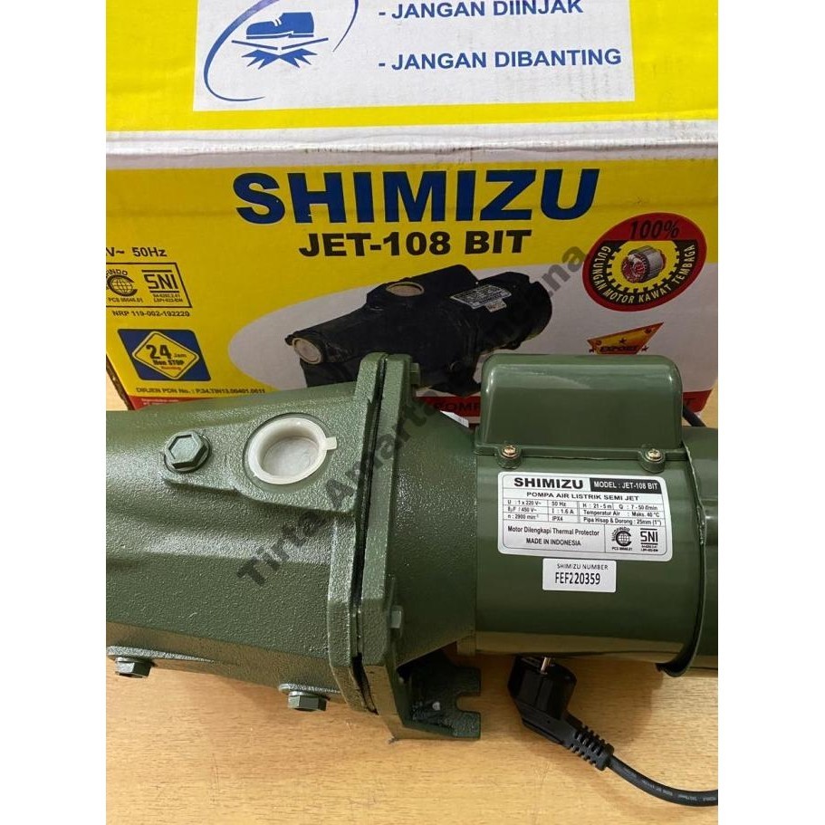 Jual Pompa Air Semi Jet Pump Shimizu Jet 108 Bit | Shopee Indonesia