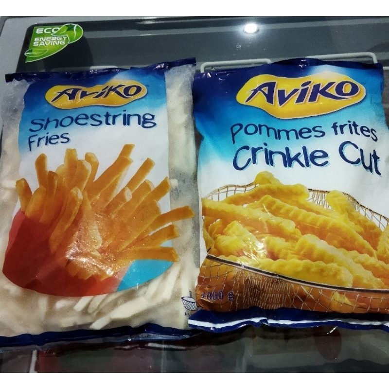 Jual Kentang Aviko Premium 1 kg Shoestring | Cringkle | Straight Cut | Shopee Indonesia