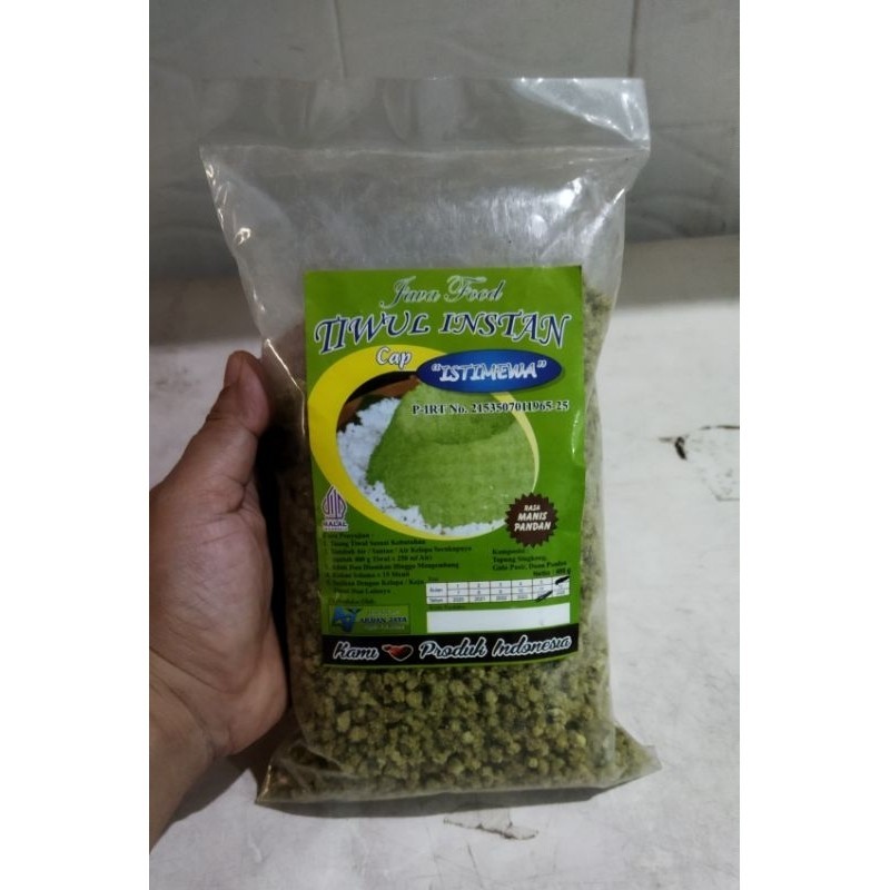 Jual Tiwul instant pandan 400gr | Shopee Indonesia